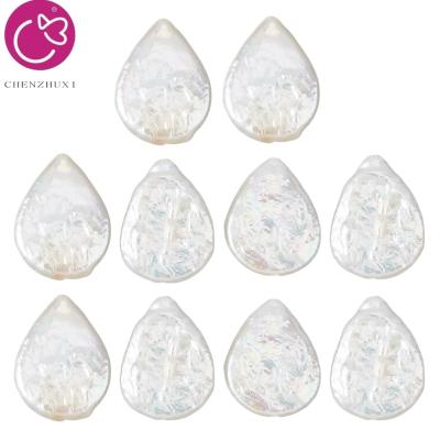 China Wholesale 19-21mm White Baroque Pearl Bowl Buttons Freshwater Cultured Pearl Loose Bead for sale