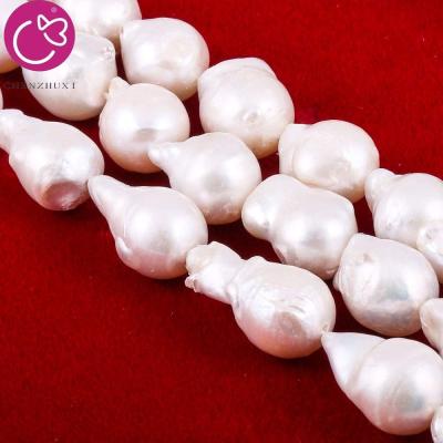 China Natural Freshwater Baroque Irregular Shape Pearl Beads Punch Loose Beads for Jewelry Making for sale