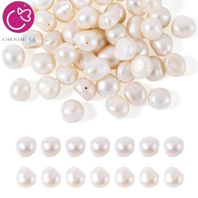 China Natural Freshwater Pearl Beads Half-Porous Loose Beads for DIY Necklace Bracelet Jewelry Accessories for sale