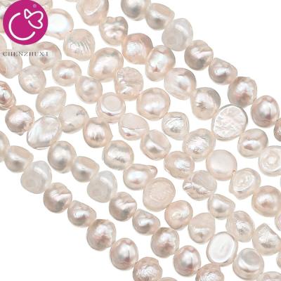 China 5-6mm Natural Pearl Beads White Freshwater Oval Pearl Strands Cultured Loose Gemstone Beads for DIY Bracelet Necklace Jewelry for sale