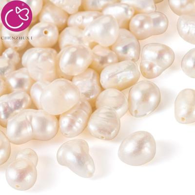 China 12-13mm Natural Double Pearl Jewelry Irregular Peanut Bottle Shape Baroque Freshwater Loose Pearl for sale