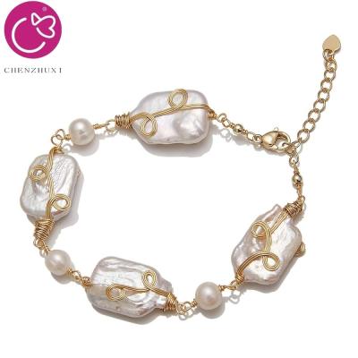 China Pearl Bracelet Wholesale Freshwater Pearl Jewelry Bracelet Fashion Design for Women for sale