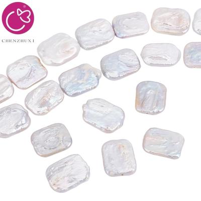 China Rectangle Baroque Loose Freshwater Pearl in Strand Natural Pearl for Jewelry Designer Factory Wholesale Price for sale