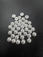 China 3mm 4mm 5mm 6mm 8mm  Round Cabochon Half Round ABS Plastic Pearl for Shoes Bag Making for sale