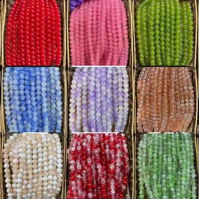 China Wholesale Single Pure Color Loose Glass Beads Multicolor 8mm Round Beads for DIY Jewelry Making Necklace for sale