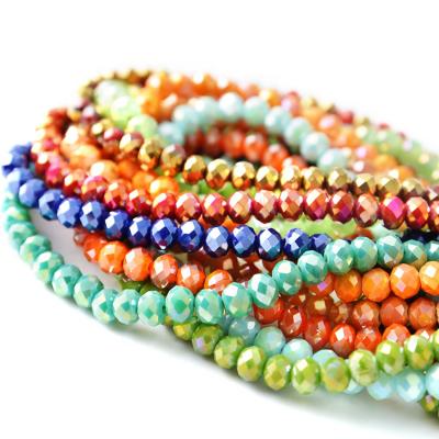 China Manufacturers DIY Accessories Glass Crystal Beads Charm Glass Crystal Beads for Jewelry Making for sale