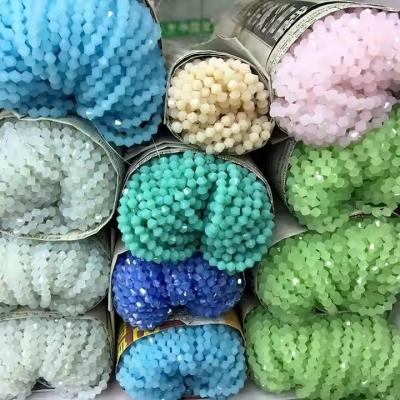 China Factory Wholesale Exquisite Colorful 2/3/4/6/8/10mm Faceted Crystal Glass Beads Lampwork Glass Beads for sale