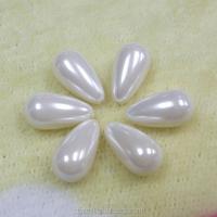 China Factory Price 6x8mm, 7x13mm, 8x10mm Teardrop Shape Glass Pearls with Half Drilled for DIY Earring Jewelry Making for sale
