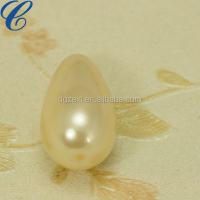 China Factory Price 6x8mm, 7x13mm, 8x10mm Teardrop Shape Glass Pearls with Half Drilled for DIY Earring Jewelry Making for sale