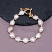 China Freshwater Necklace Baroque Pearls Natural Women 10mm Jewelry Sets Gold Plated Opp Bag Wholesale Stainless Steel Jewelry Sets for sale