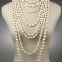 China Hot Sale Graceful Fashion Women's Party Faux Pearls Necklace for sale