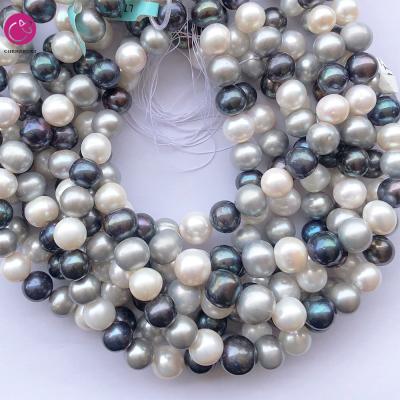 China 12mm 14mm Natural Yellow White Green Freshwater Pearl  Jewelry Accessories Handmade Freshwater Pearl for sale