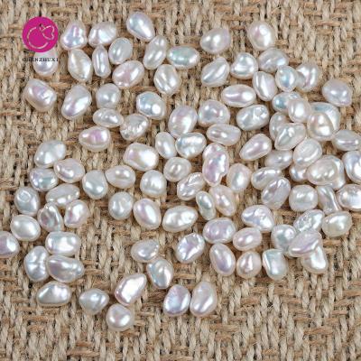 China 6.5-7mm Baroque Natural Freshwater Pearl Jewelry Diy Earrings Bracelet Necklace Accessories Wholesale for sale