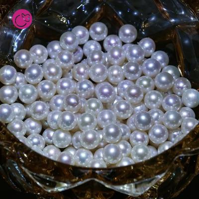 China Freshwater Cultured Genuine 7-8mm White Rice Loose Pearl Wholesale for DIY Jewelry for sale