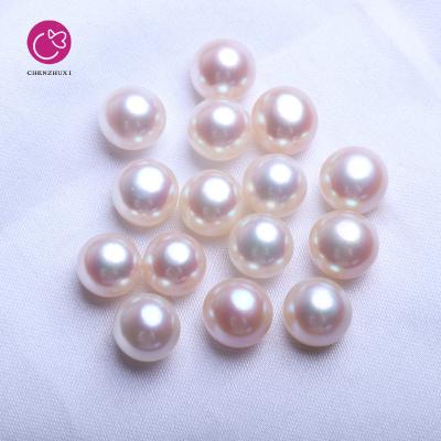 China Wholesale Loose Round Grade Natural Pearl Chinese Cultured No Hole Freshwater Pearls for sale