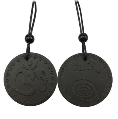 China Lava Stone Fusion Excel Quantum Pendant Scalar Energy Pendant Necklace for sale