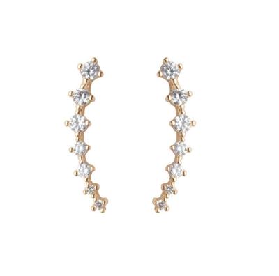 China 2025 Charm Jewelry Shiny Zircon Jewelry Earrings for sale