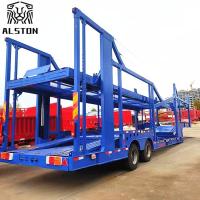China 2-axle Frame-type 6-position Car Carrier Trailer with 13.75m Length for sale