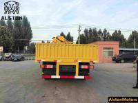China Used HOWO 8x4 Crane Truck with 12 Ton XCMG for Sale in Ghana (371HP LHD) for sale