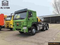 China Used HOWO 6x4 371HP Tractor Truck Nigeria – 1000L Fuel Tank for sale