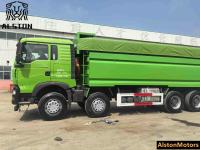 China Used Sino Howo TX 400HP 8x4 Dump Truck for Sale in Guinea for sale