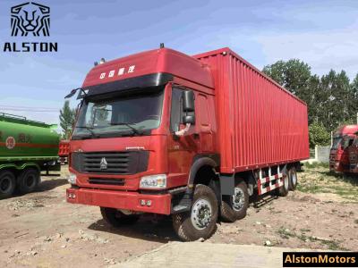 China Used Sinotruk Howo 8x4 Cargo Box Truck 371HP for Sale in Nigeria for sale