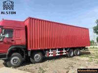 China Used Sinotruk Howo 8x4 Cargo Box Truck 371HP for Sale in Nigeria for sale