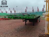 China Flatbed Semi Trailer for Sale | 12m 45ft Container Trailer for sale
