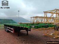 China Flatbed Semi Trailer for Sale | 12m 45ft Container Trailer for sale