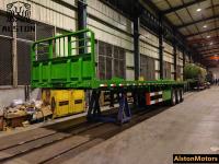 China Flatbed Semi Trailer for Sale | 12m 45ft Container Trailer for sale