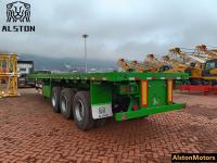 China Flatbed Semi Trailer for Sale | 12m 45ft Container Trailer for sale