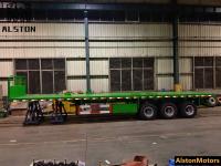 China Flatbed Semi Trailer for Sale | 12m 45ft Container Trailer for sale