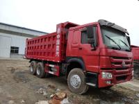 China 6x4 Used Howo Tipper Trucks 10 Wheels Low Oil Consumption for sale