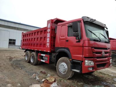 China 6x4 Used Howo Tipper Trucks 10 Wheels Low Oil Consumption for sale