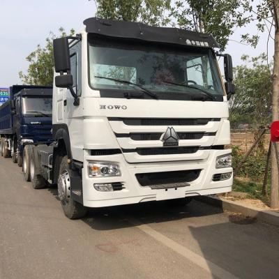 China White Used Howo Trucks , Sinotruk Howo 6x4 Heavy Duty Tractor Truck for sale