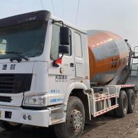 China CCC Used Howo Trucks , 10M3 Second Hand Concrete Mixer Trucks for sale