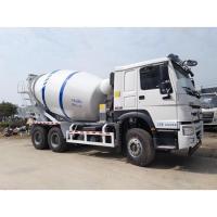China Howo On Site Concrete Mixing Truck , 10cbm Concrete Transit Mixer Truck for sale