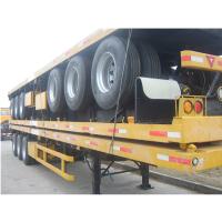 China Heavy Duty 20ft 40ft Flatbed Container Semi Trailer for sale