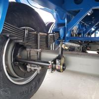 China Steel Second Hand Flatbed Trailers 40 Feet 3 Axle 40 Ton for sale
