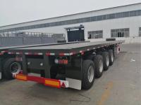 China 80 Ton 40ft 45ft Used 4 Axle Flatbed Semi Trailer for sale