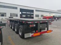 China 80 Ton 40ft 45ft Used 4 Axle Flatbed Semi Trailer for sale