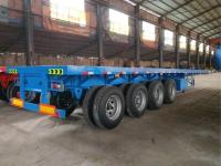 China 80 Ton 40ft 45ft Used 4 Axle Flatbed Semi Trailer for sale
