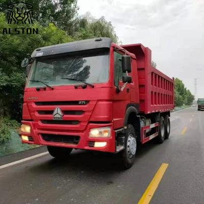 China Bucket Used Howo 6x4 Tipper Truck 371HP 18.6M3 With 12.00R20 Tire for sale