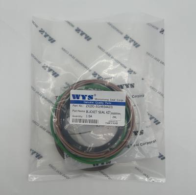 China WYS Original Parts ZX200-5G Bucket Hydraulic Cylinder Repair Seal Kit for Hitachi Excavator with 1 Year Warranty and 55-150 DEG Temperature Resistance for sale