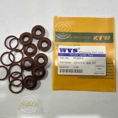China Premium PC200-6 Joystick Seal Kit  WYS Genuine Quality FKM Material for sale