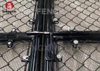 China Sports Playground Garden Green Plastic Chain Link Fencing Diamond Wire Mesh 3m High for sale