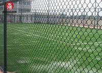 China Diamond Hole 2.5m Fine Mesh Chain Link Fence Galvanized Pvc Coated for sale