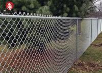 China 5ft 3m Chain Link Mesh Fence Galvanized / Pvc Coated for sale