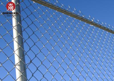 China Galvanized / Pvc Coated Plastic Coated Chain Wire Fencing 5ft 100*100 for sale