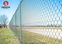 China Sports Playground Garden Green Plastic Chain Link Fencing Diamond Wire Mesh 3m High for sale